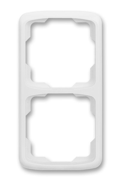 ABB, Frame for TANGO double vertical, color whit | Discomp