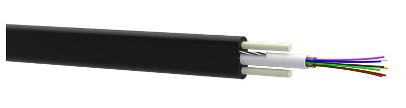 Aerial fiber optic flat drop cable - 2F, 1m | Discomp - networking ...