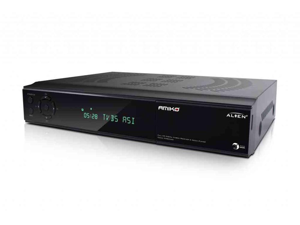 AMIKO DVB-S2 receiver Alien 2 Twin (S2 + S2) LAN PVR | Discomp ...