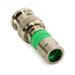 BNC connector Platinum (pin) - Compression for CAMSET/RG-59 ( green ...