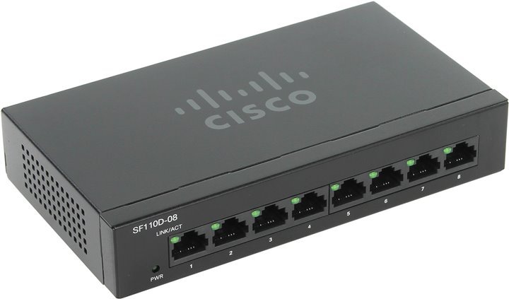 Cisco SF110D-08-EU, 8x10/100 Desktop Switch | Discomp