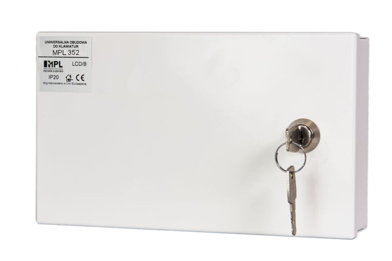 Distribution box 600x600x300, metal doors, lockable | Discomp