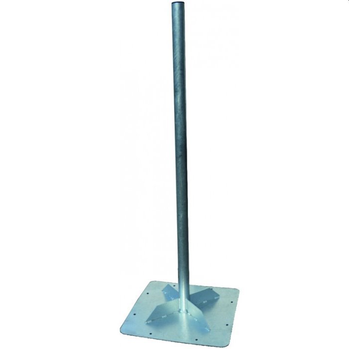 Extension pole for square lattice mast, height 2m, d=48mm | Discomp