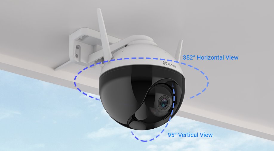 Ezviz C8C Pan/Tilt Outdoor FullHD IP camera, 4mm | Discomp