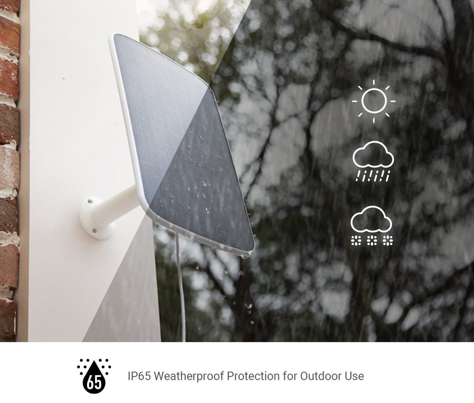 Ezviz CS-CMT-Solar Panel-C - Solar Panel for battery cameras, 6.18W ...