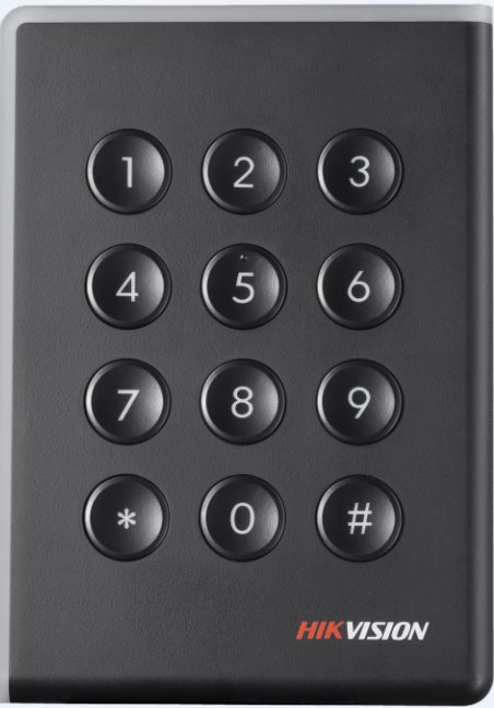 Hikvision DS-K1108EK - Card reader with keyboard, EM 125kHz | Discomp