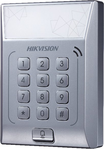 Hikvision DS-K1T801M - Card reader with keyboad, Mifare | Discomp