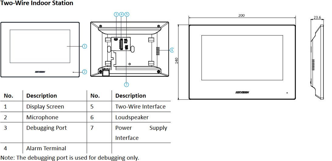 Hikvision DS-KIS703-P(Europe BV) video intercom kit, 2-wire | Discomp