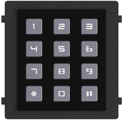 Hikvision DS-KD-KP/Black - keypad module for IP intercom, black | Discomp