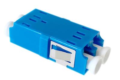 Masterlan fiber optic coupler LC-LC, UPC, Singlemode, Duplex, without flange | Discomp