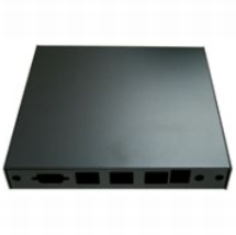 Installation box CASE1D2BLKU, USB, 3x LAN, black | Discomp