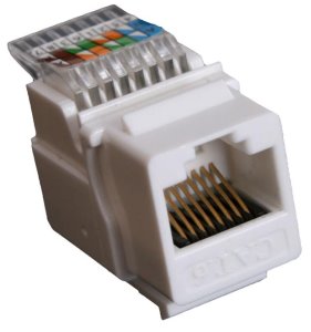 Masterlan keystone UTP Cat.6, white (for sockets) | Discomp