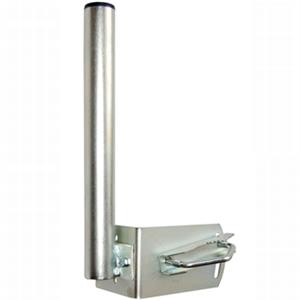 Antenna holder on mast "L", lenght 7cm, height 25cm, d=35mm + 1x U-Bolt ...