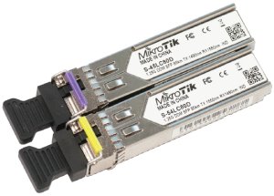MikroTik SFP module S-45/54LC80D, SM, 80km, 1.25G (one pair) | Discomp