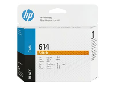 HP 614 Cyan and Black Stitch Printhead, HP 614 Cyan and Black Stitch ...