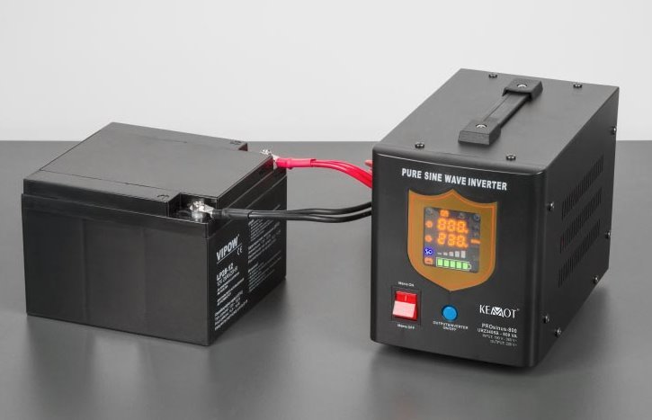 Kemot UPS 700W, 1000VA, pure sine wave, 12V, black | Discomp ...