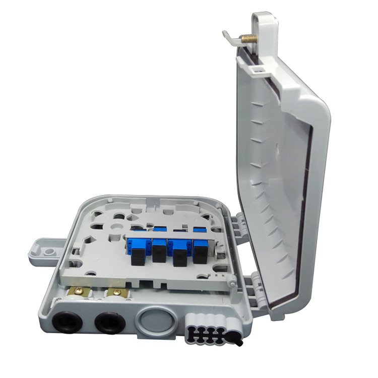 Masterlan FTTH fiber optic terminal box for 8x SC, including splice ...