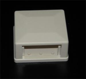 Modular box over plaster for 1 frame | Discomp - networking solutions