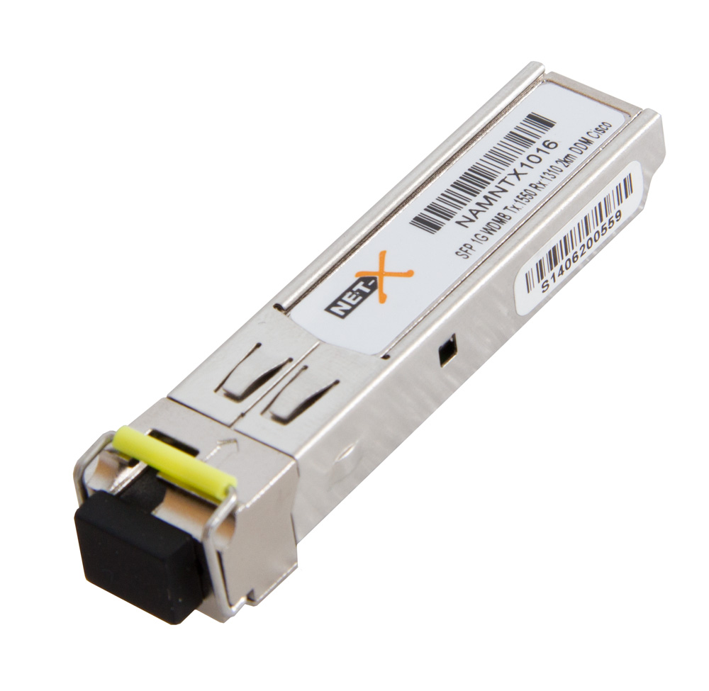 Net-X SFP module / 1G / WDMB SM LC / TRx 1550/1310/2 km / DDM / Cisco ...