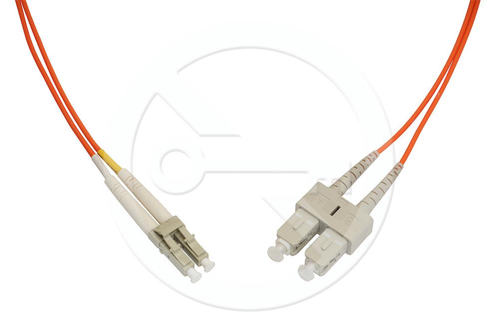 Patch cable Solarix 50/125 LCPC / SCPC MM OM3 one meter duplex SXPC-LC ...