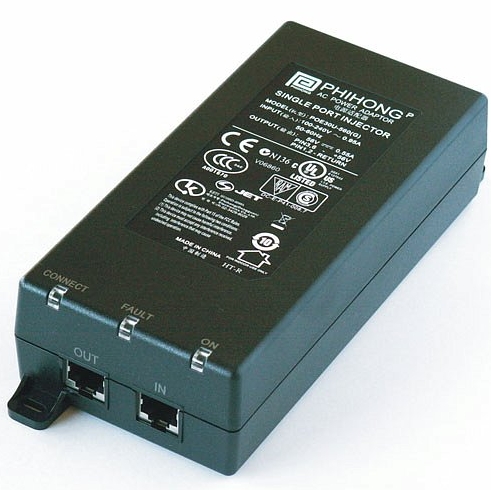 Phihong POE36U-1AT-R PoE injector IEEE802.3at, Gigabit | Discomp