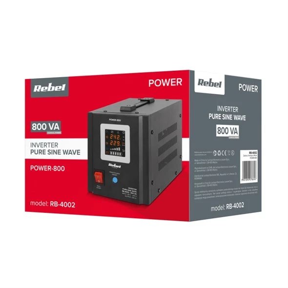 REBEL backup power UPS 500W 230V, 12V | Discomp - networking solutions