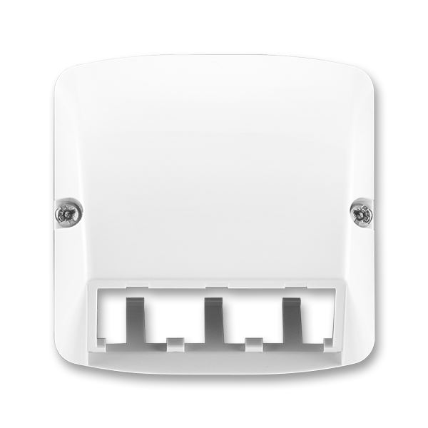 TANGO socket cover for 3 Panduit MiniJacks white | Discomp - networking ...