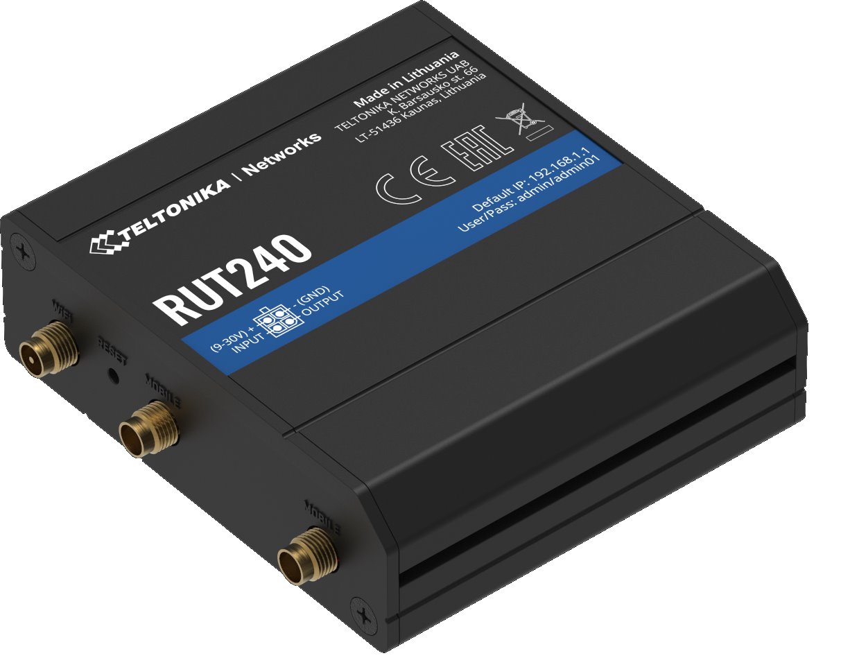 Teltonika RUT240 Industrial 4G/LTE WiFi Router (M) | Discomp