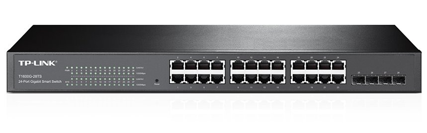 TP-Link T1600G-28TS JetStream Switch, 24x GLAN, 4x SFP | Discomp ...