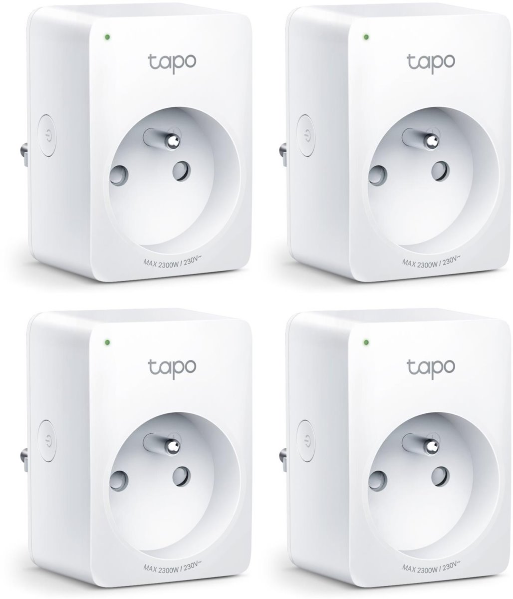 TP-Link Tapo P100(4-pack) - Mini Smart Wi-Fi Socket | Discomp