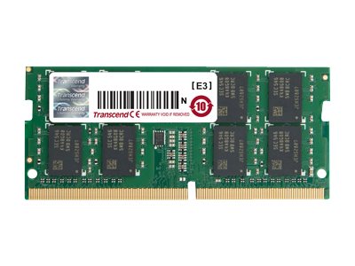 TRANSCEND, 8GB DDR4 2400 SO-DIMM 1Rx8 IND | Discomp - networking solutions