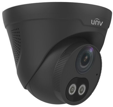 UNV IP turret camera - IPC3614LE-ADF40KC-WL-BLACK, 4MP, 4mm, IR + LED ...