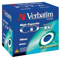 VERBATIM CD-R (10-Pack) Jewel / EP / DL / 40x / 90min / 800 megabytes ...