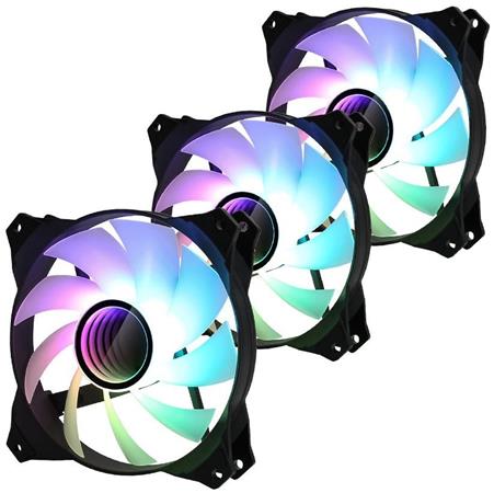 Zalman ZM-IF120A3 , Ventilátor, 120mm, HBS ložisko, 3-pin, 21dBA, ARGB ...